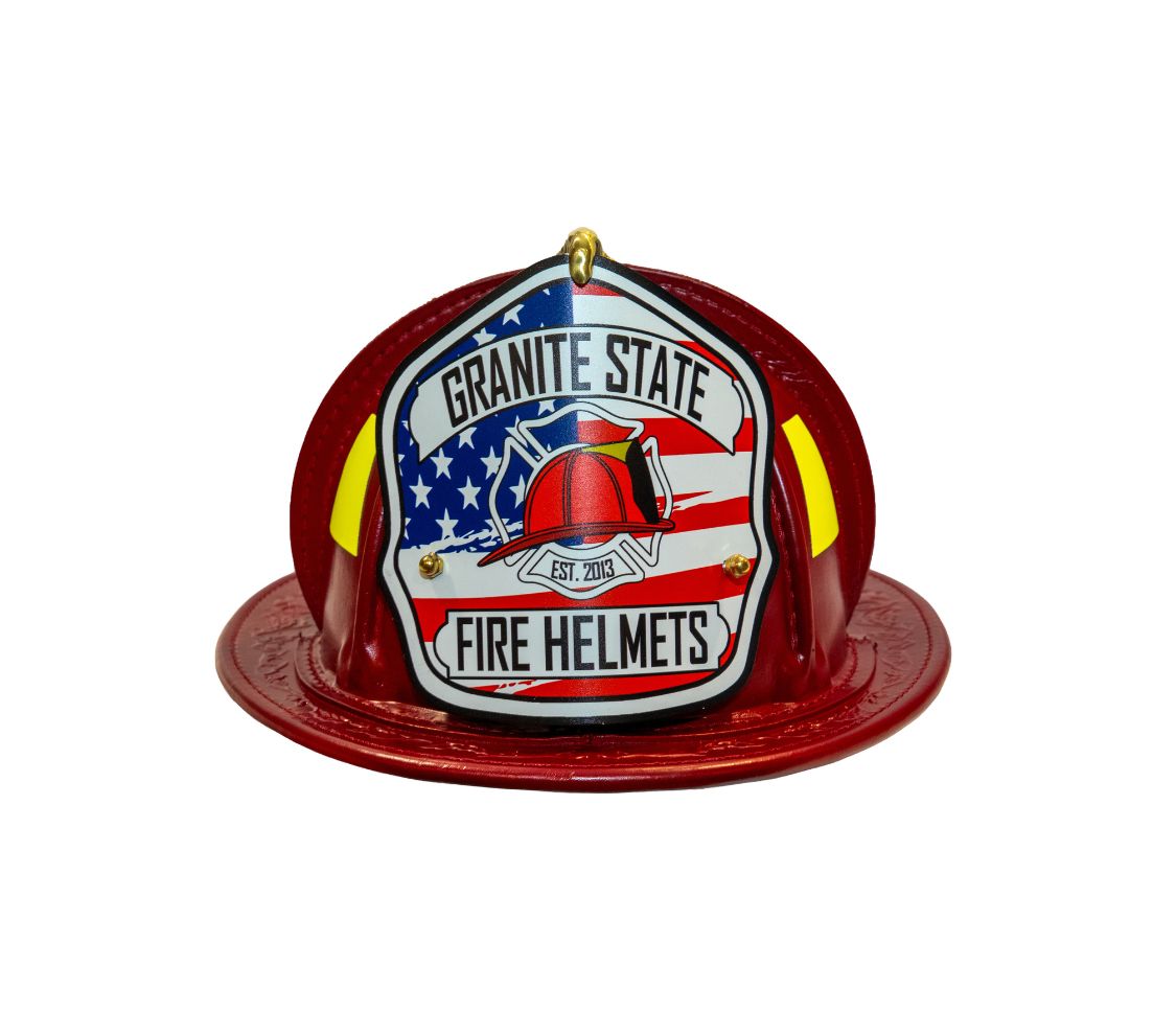 TL-2 NFPA Scarlet Red Miller Helmet – Granite State Fire Helmets